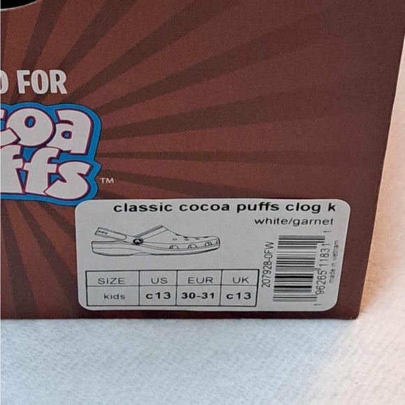 CROCS | Shoes | Cocoa Puffs X Crocs Sz 3c | Poshmark